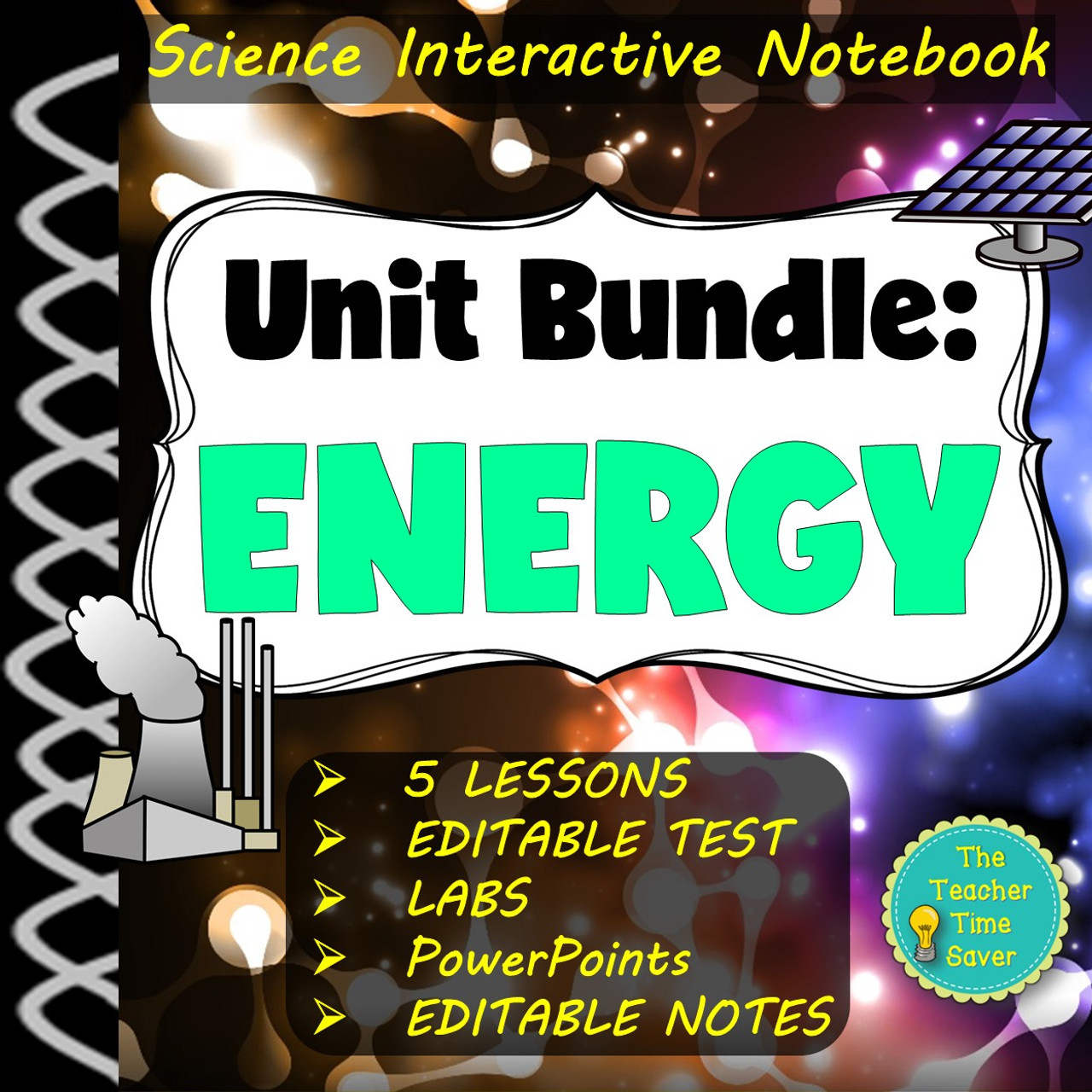 Energy, Work, & Simple Machines Interactive Notebook BUNDLE - Amped Up ...