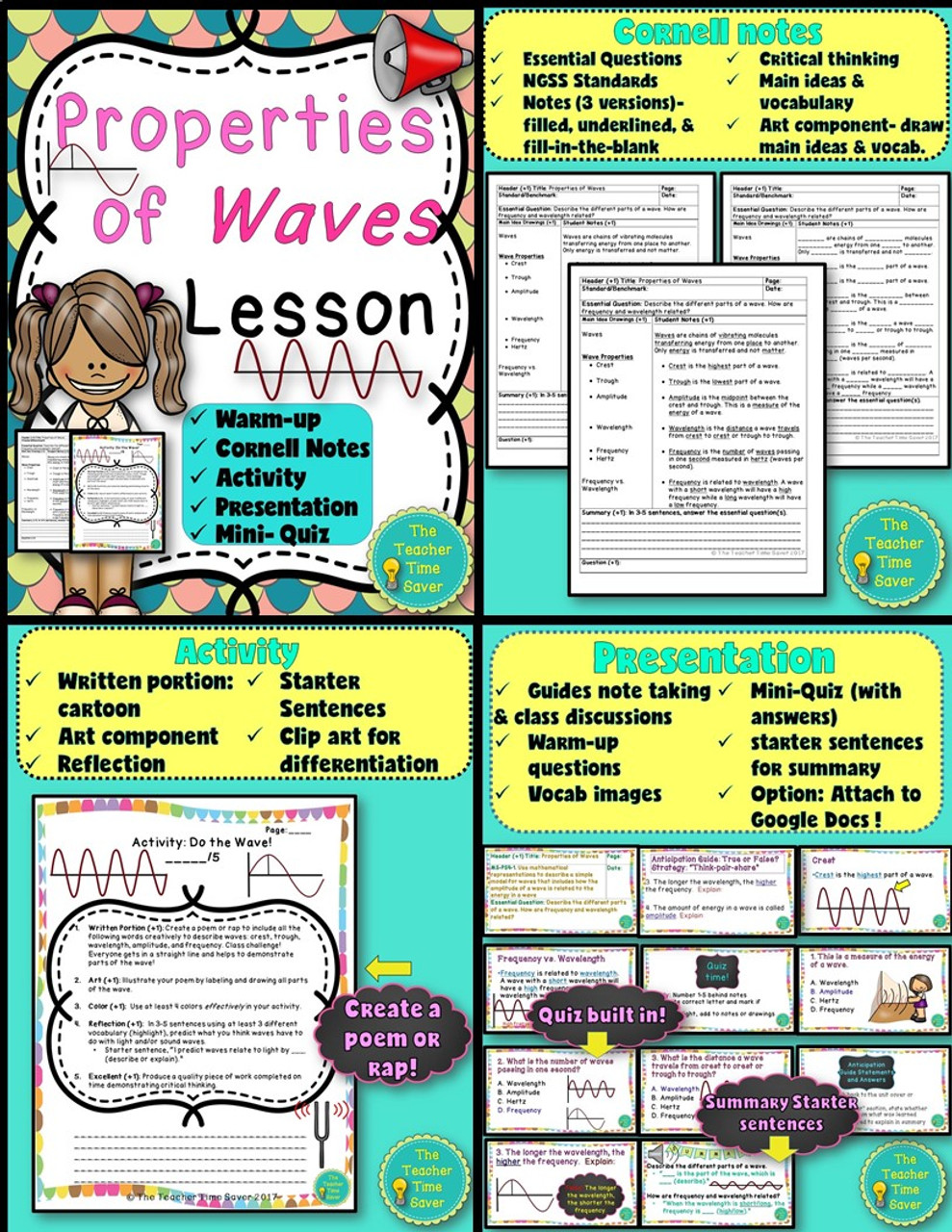 Waves Light & Sound Notebook Unit Bundle - Amped Up Learning