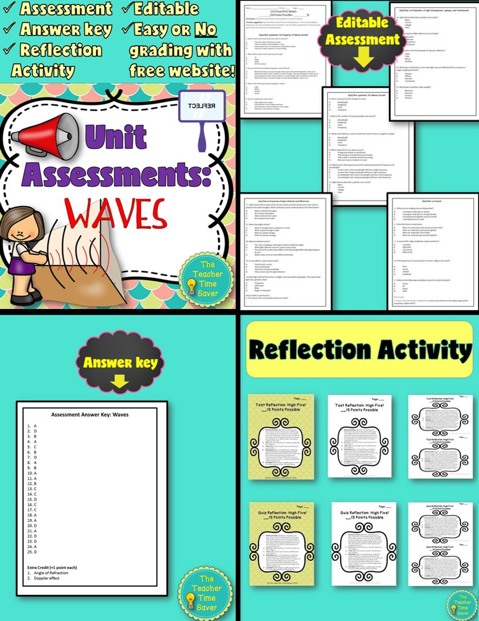 Waves Light & Sound Notebook Unit Bundle - Amped Up Learning