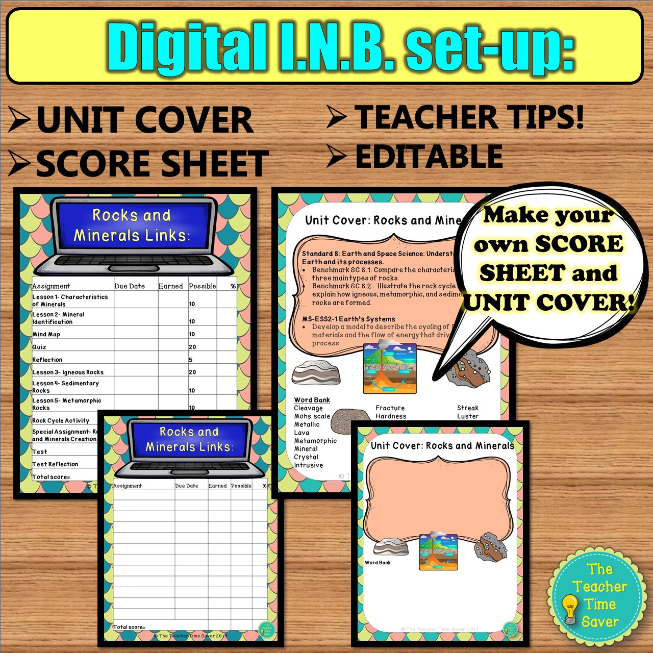 Rocks Unit Digital Notebook Bundle - Amped Up Learning