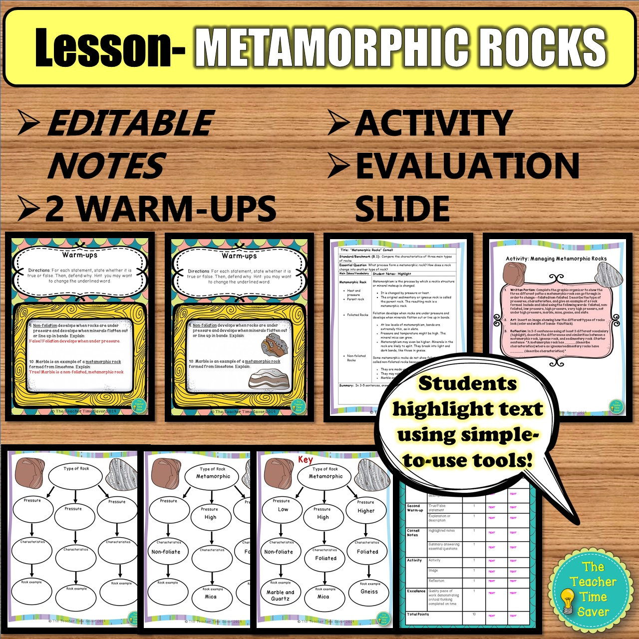 Rocks Unit Digital Notebook Bundle - Amped Up Learning