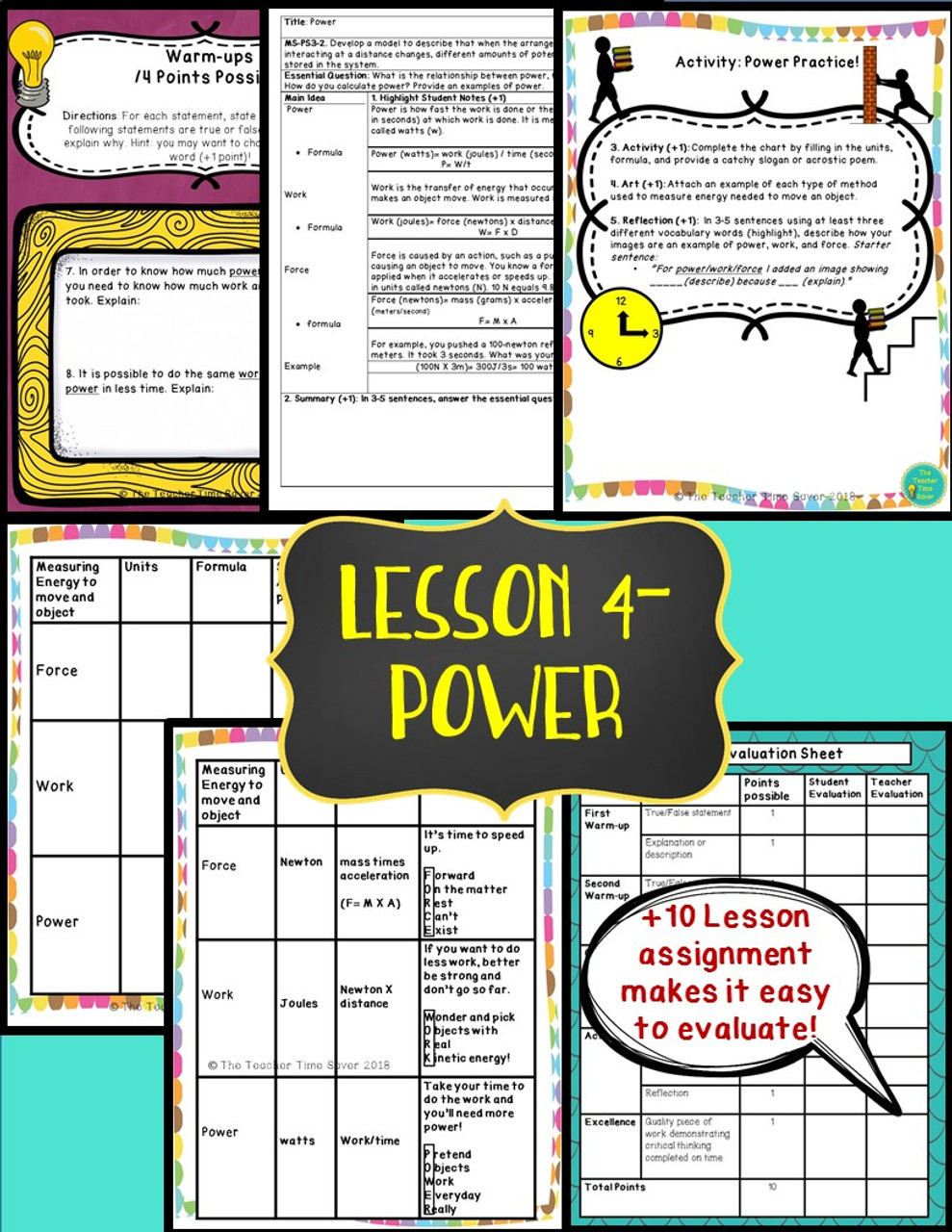 Energy Physical Science Digital Notebook Bundle - Amped Up Learning