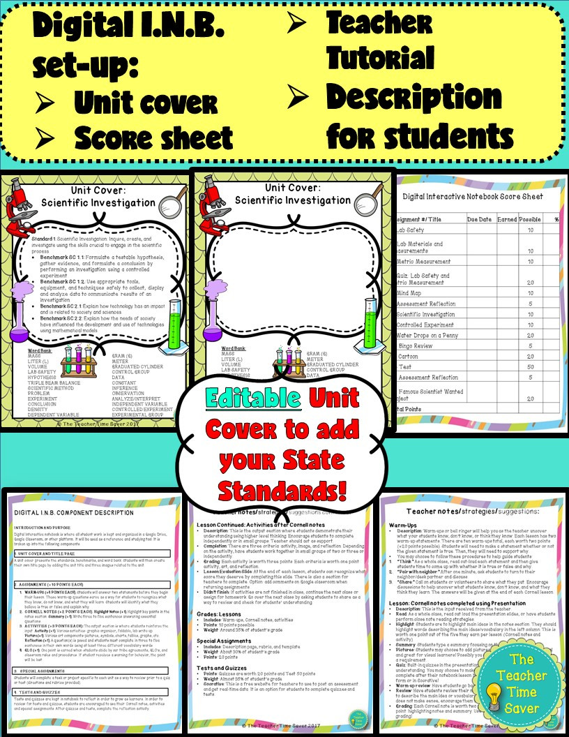 Scientific Method Digital & Printable Interactive Notebook BUNDLE ...
