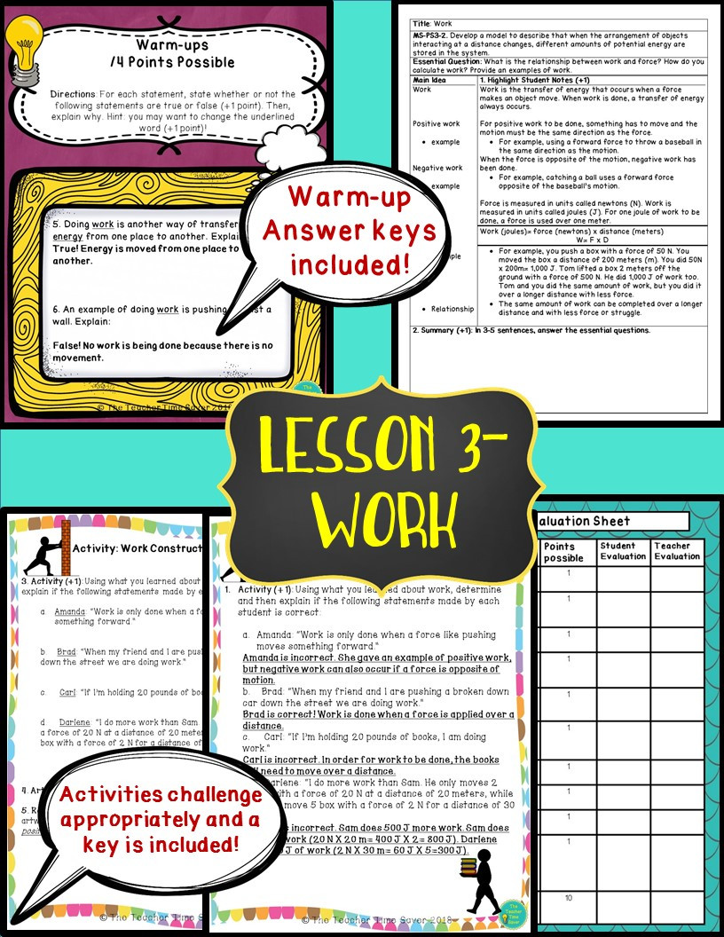 Energy Interactive Digital and Printable Notebook Bundle - Amped Up ...