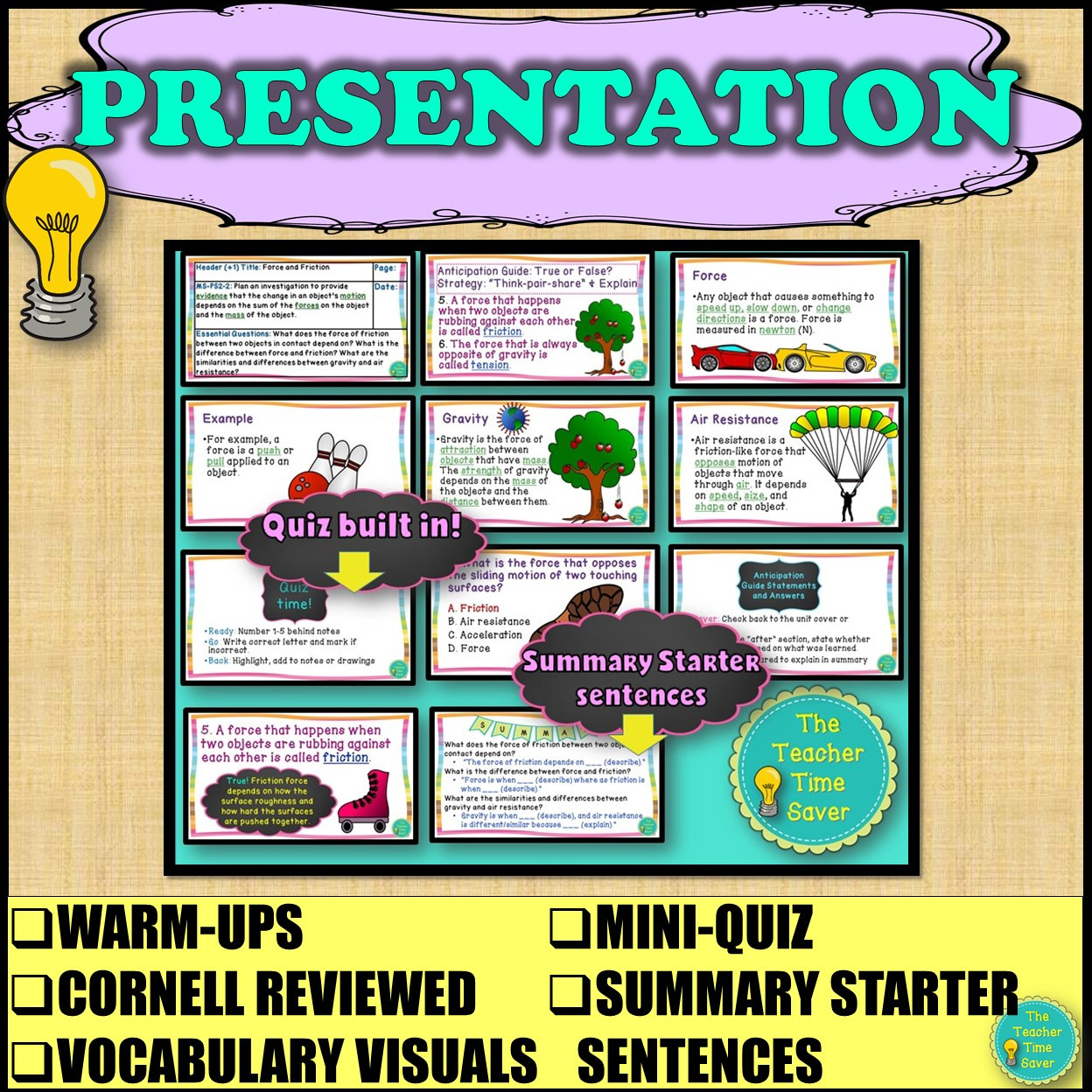 Force and Motion Notebook, Science Printable and Digital Bundle - Amped ...