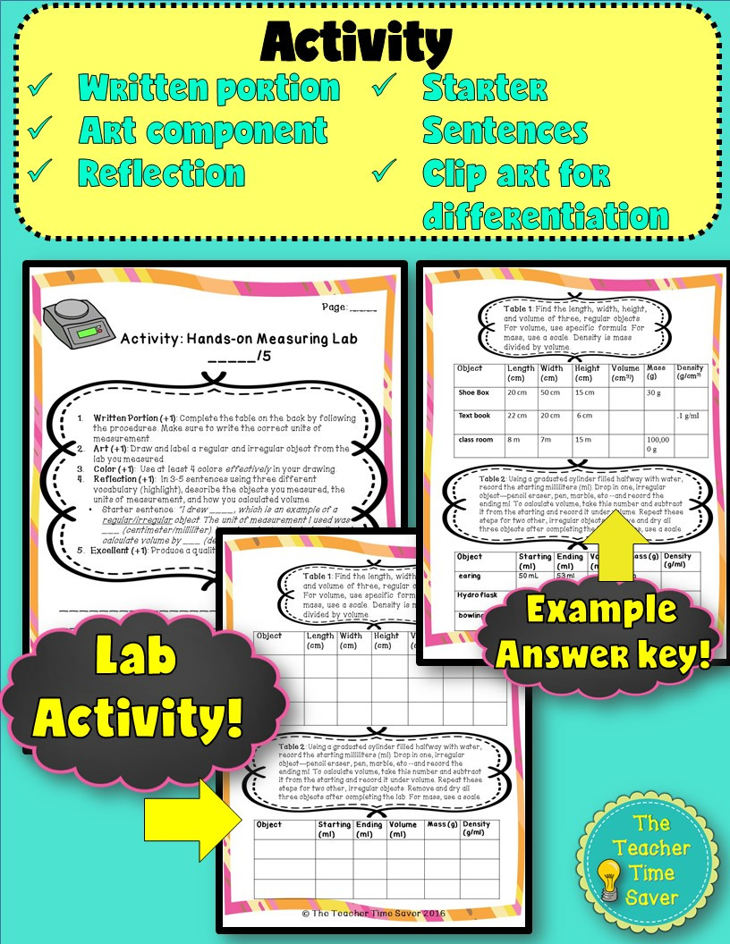 Density and Metric Measurements Lesson - Amped Up Learning