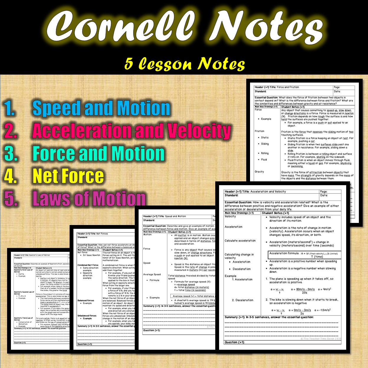 SCIENTIFIC INVESTIGATION NOTES AND PowerPoint