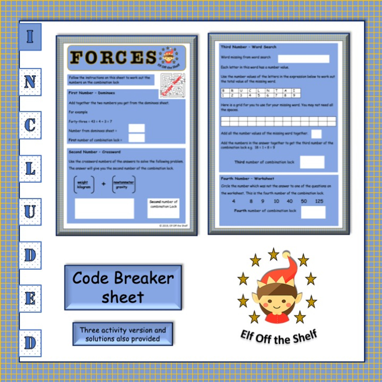 Forces - Escape Room for Middle School Science - Amped Up Learning