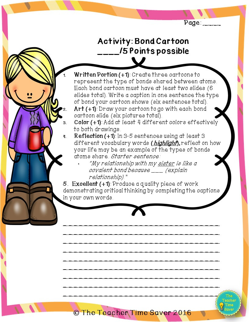 Atom Bonds Lesson - Amped Up Learning