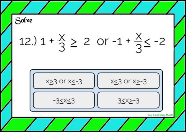 Solving and Graphing Compound Inequalities: Digital BOOM Cards + Task ...