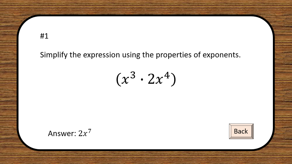 8th Grade Exponents and Scientific Notation Mystery Picture Game ...