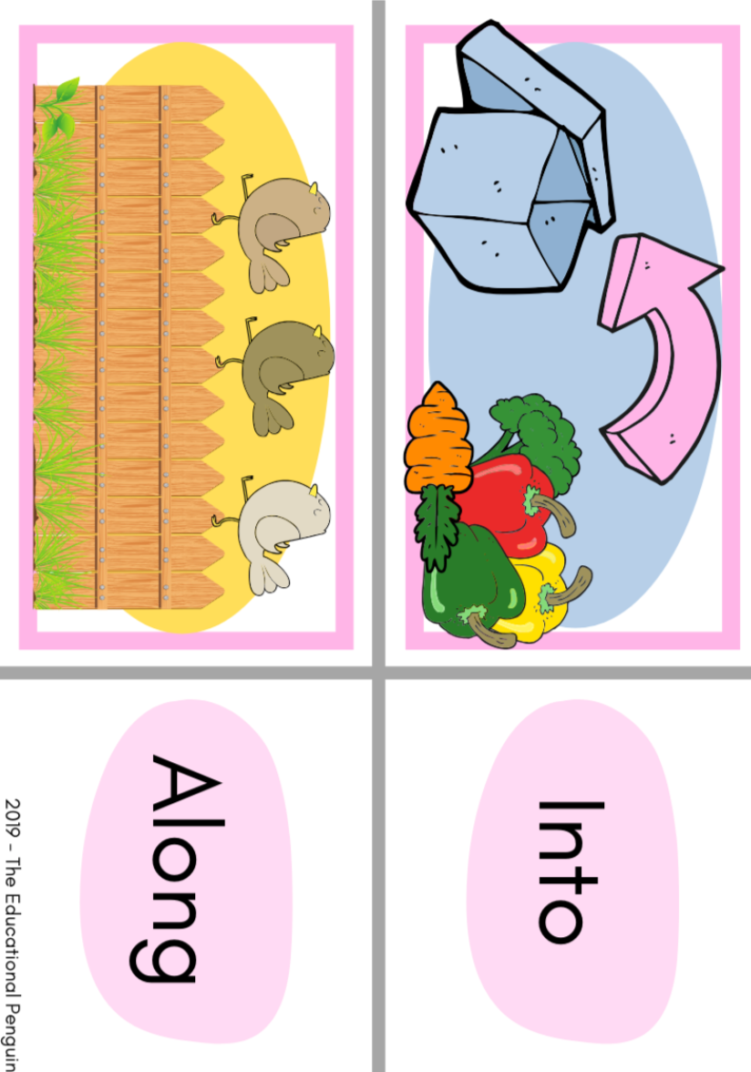 Prepositions of Place Flash Cards - Amped Up Learning