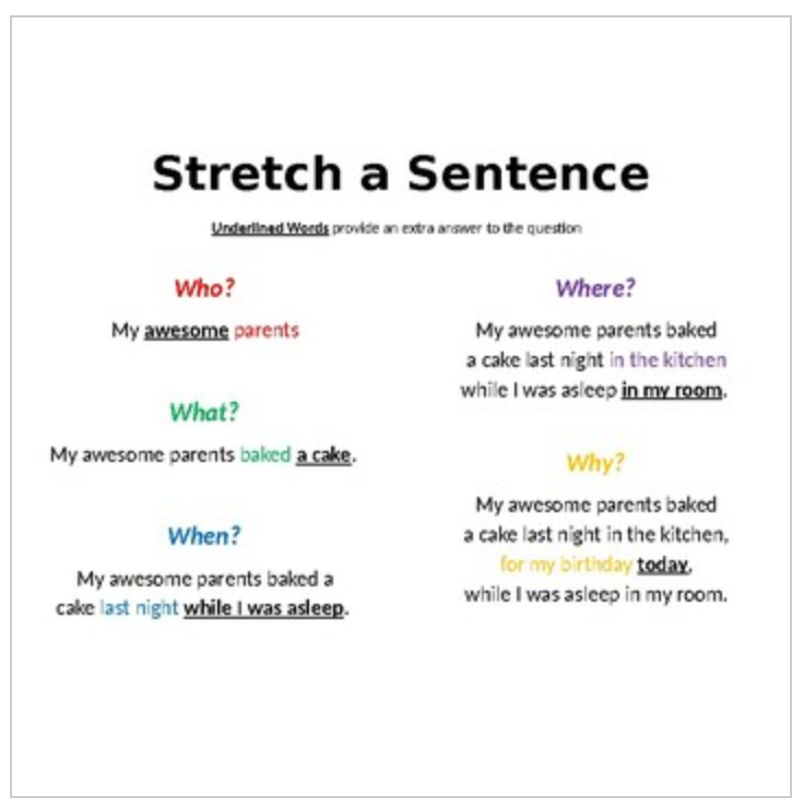 Stretch a Sentence - Amped Up Learning