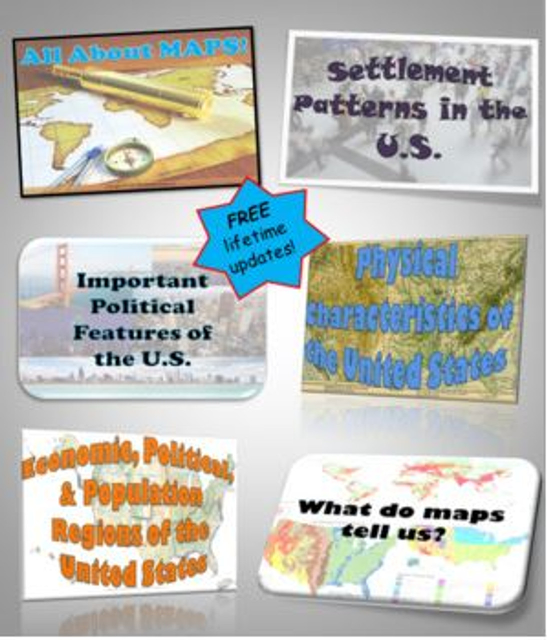 U.S. Geography Unit (Intro for 5th-9th Graders) - Amped Up Learning