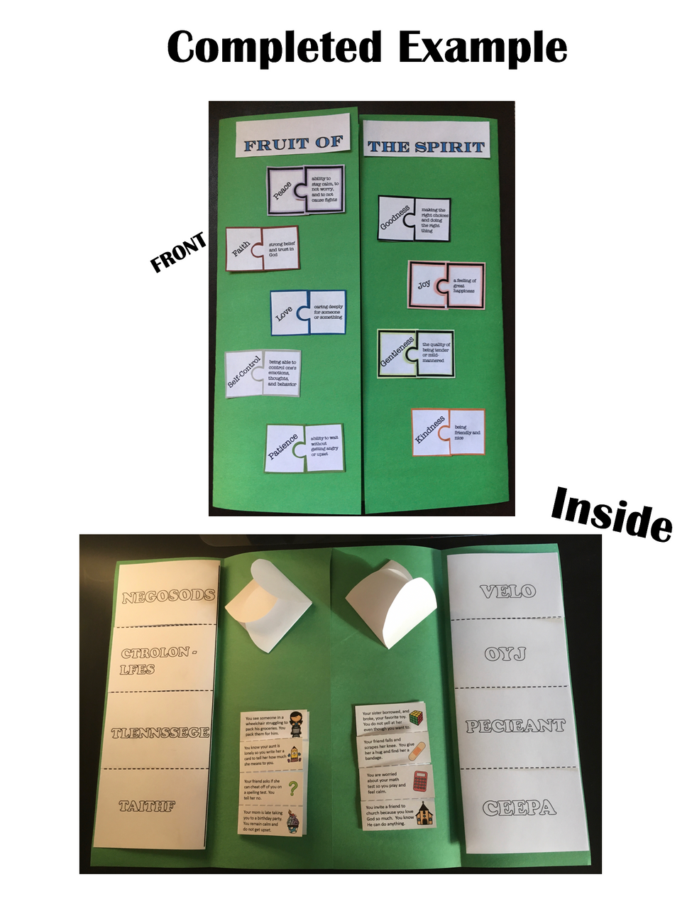 Fruit of the Spirit Lapbook - Great for a Sunday School Lesson - Amped ...