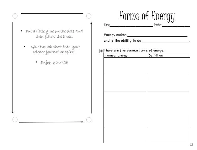 Forms of Energy - Amped Up Learning