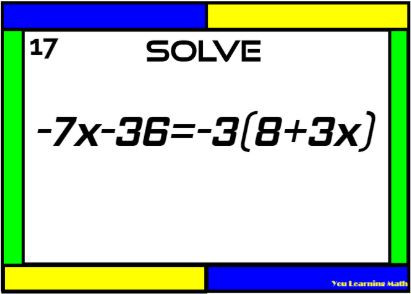 Solving Multi-Step Equations: GOOGLE Slides- 30 Problems - Amped Up ...