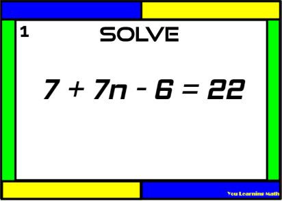 Solving Multi-Step Equations: GOOGLE Slides- 30 Problems - Amped Up ...