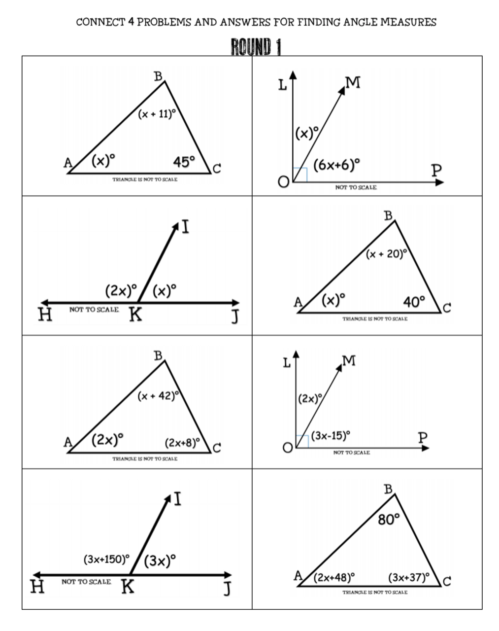 Geometry Concepts & Angle Relationships Bundle