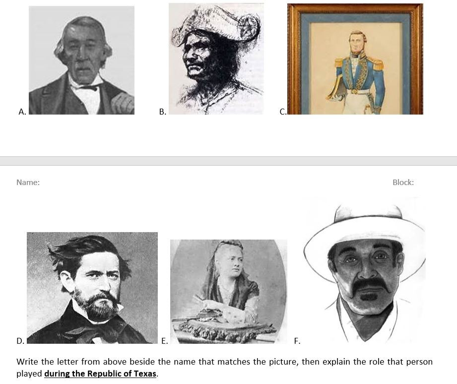 Republic of Texas Activity - Amped Up Learning