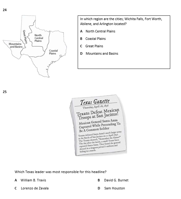 Texas History Fall Semester Exam Final - Amped Up Learning