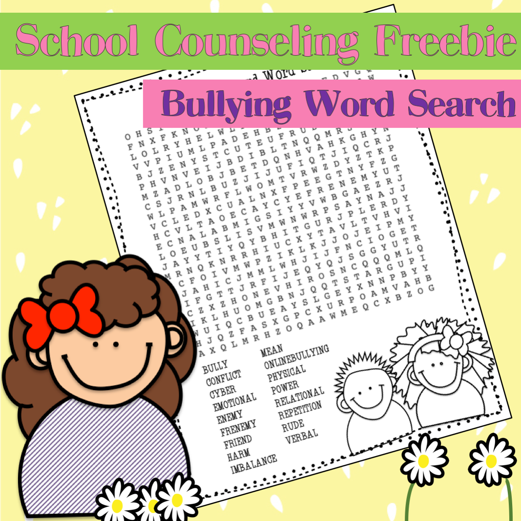 Bullying Prevention Word Search