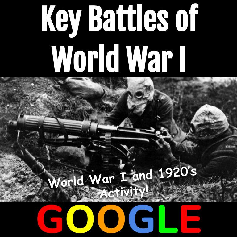 Interactive Map: Key Battles of World War I - Amped Up Learning