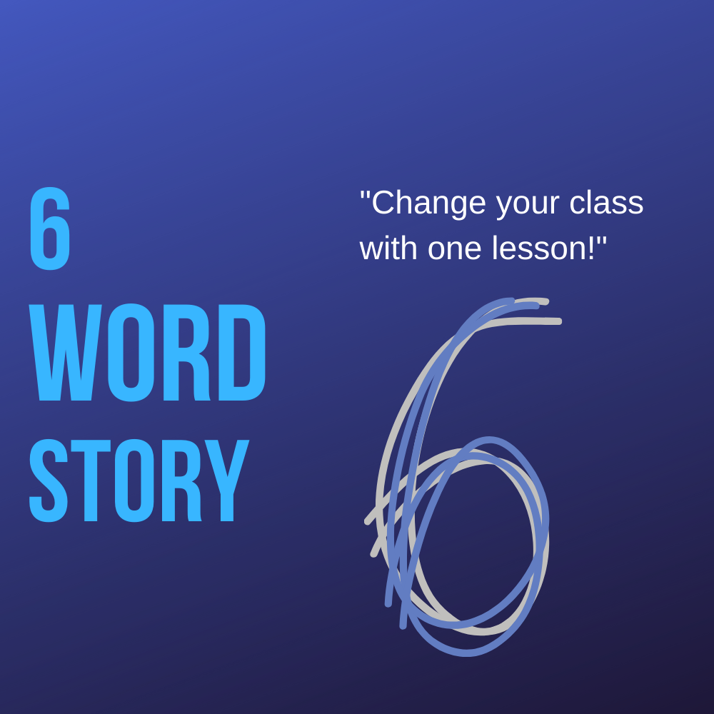 6 Word Story Challenge English literature Narrative Writing Prompt ...