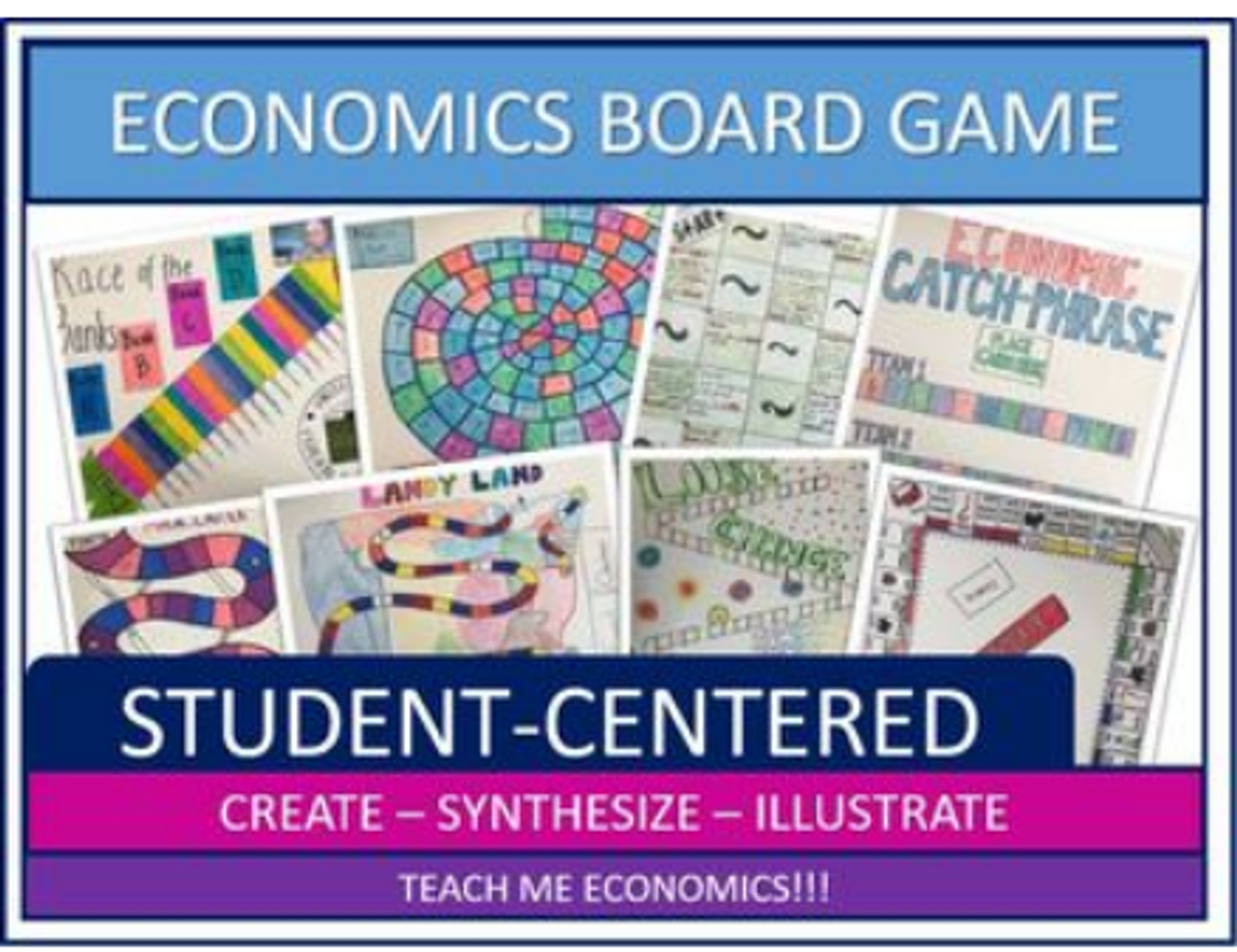 Create an Economics Board Game - Student Centered Learning - Create and ...