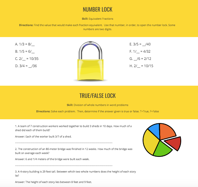 Math Skills Digital Breakout Bundle - Amped Up Learning