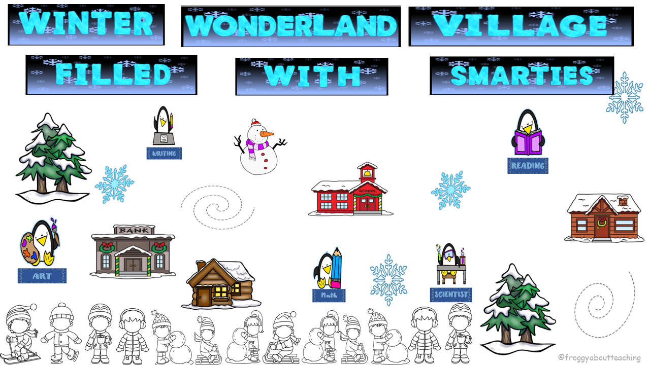 Classroom Winter Door/Bulletin Board Decor