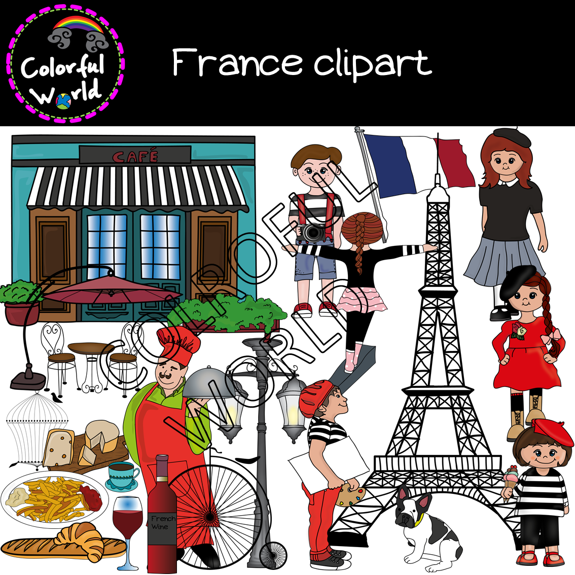 France clipart - Amped Up Learning