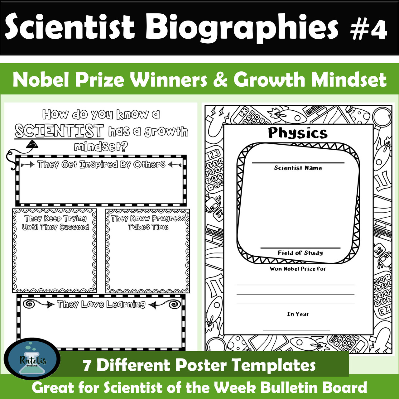 Scientist Biographies #4: Nobel Prize Winners & Growth Mindset - Amped ...