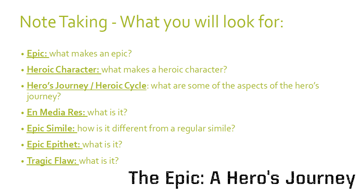 The Odyssey and Epic Mythology Unit - Amped Up Learning