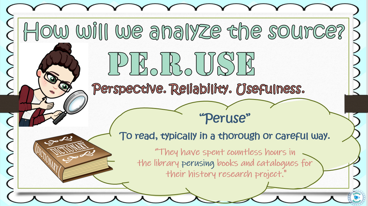 Source Analysis - Thinking Like a Historian - class presentation PPT ...