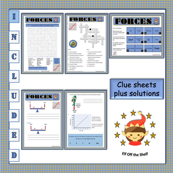 Forces - 13 Game Compendium for Middle School Science - Amped Up Learning
