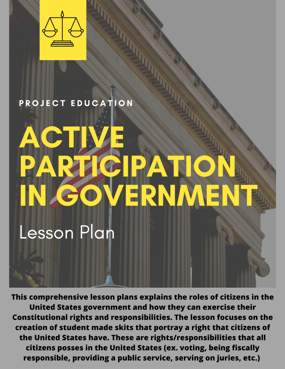 Active Participation in Government Lesson Plan - Amped Up Learning