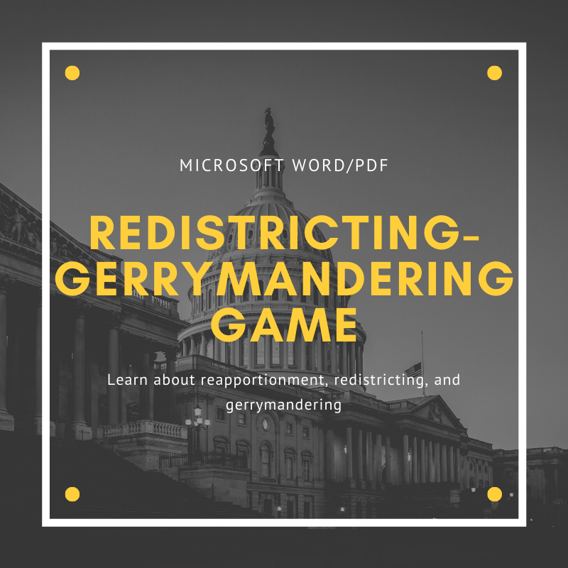 Redistricting-Gerrymandering Game - Amped Up Learning