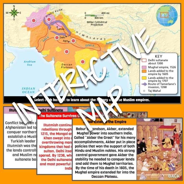 The Delhi Sultanate and the Mughal Empire - Amped Up Learning