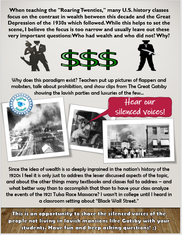 Tulsa Race Riot: Gallery Walk, Poster Project, & Primary Source ...