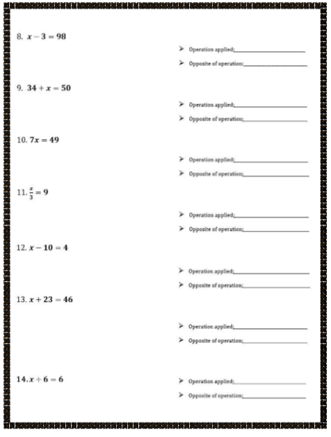 Introduction to Solving One-Step Equations - Amped Up Learning