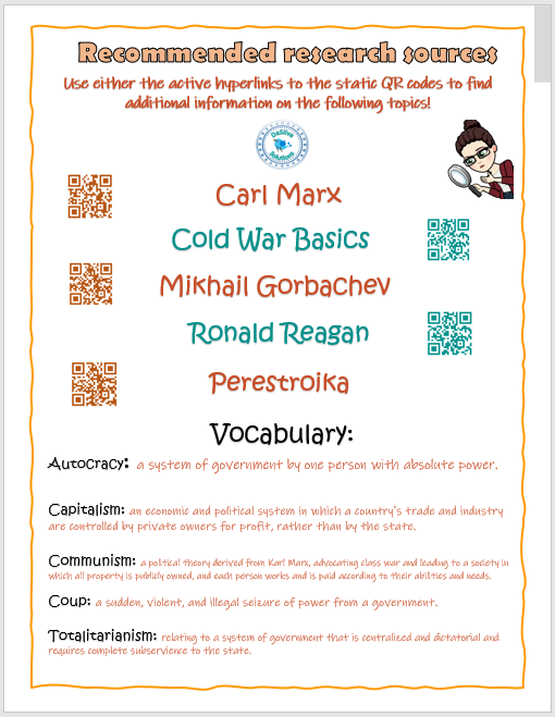 "Lend Me Your Ears" Cold War Speech Analysis: 4 prompts linked to CCSS ...