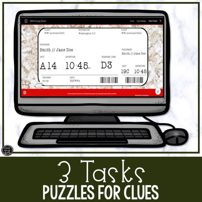 World War I Escape Room