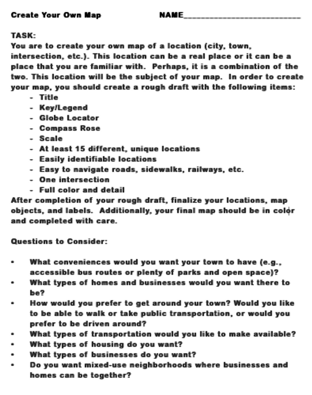 Create Your Own Map - Amped Up Learning