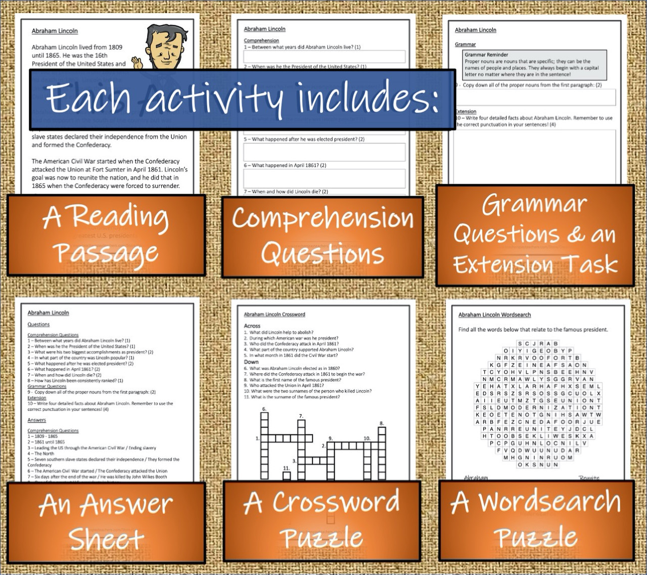 U.S. History Close Reading Comprehension Activity Book | 3rd Grade ...