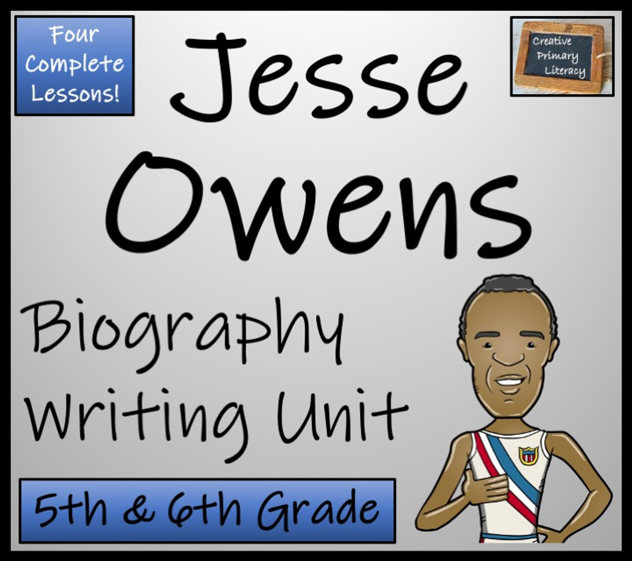 Jesse Owens Biography Writing Unit | 5th Grade & 6th Grade - Amped Up ...