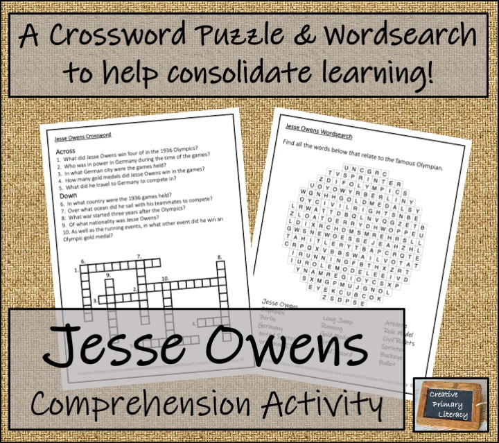 Jesse Owens Biography Writing Unit | 5th Grade & 6th Grade - Amped Up ...
