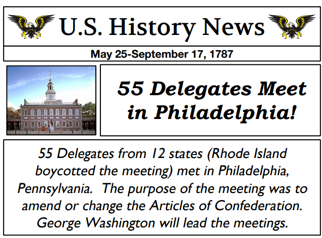 8th Grade Social Studies STAAR Review - History Headlines