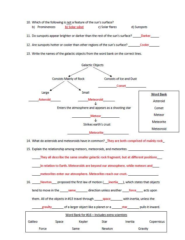 Solar System Review Guide - Amped Up Learning