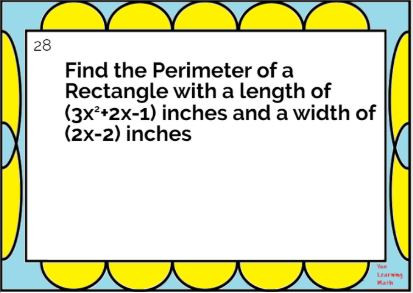 Simplifying and Factoring Polynomials: 31 TASK CARDS - Amped Up Learning